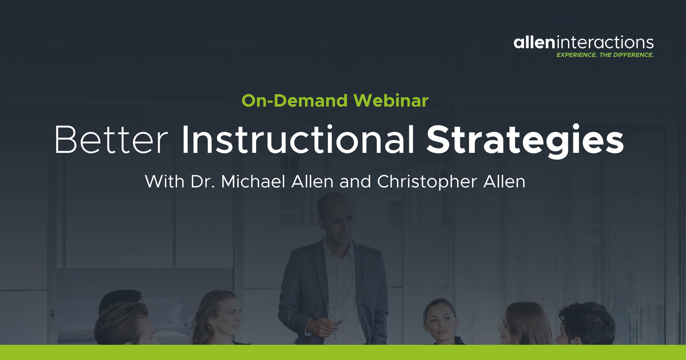 Allen Interactions | Webinar: Better Instructional Strategies